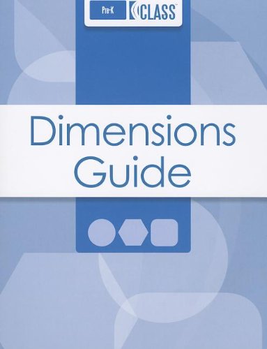 Classroom Assessment Scoring System (Class) Dimensions Guide, Prek-use ...